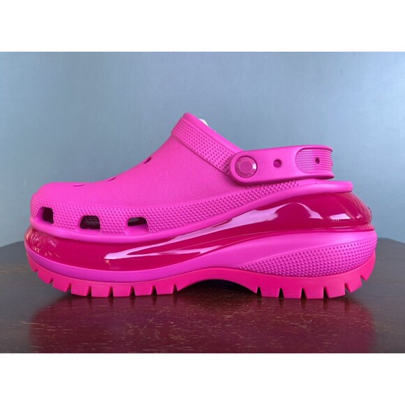 CROCS | Shoes | Crocs Classic Mega Crush Clog Juice Pink Womens Size ...
